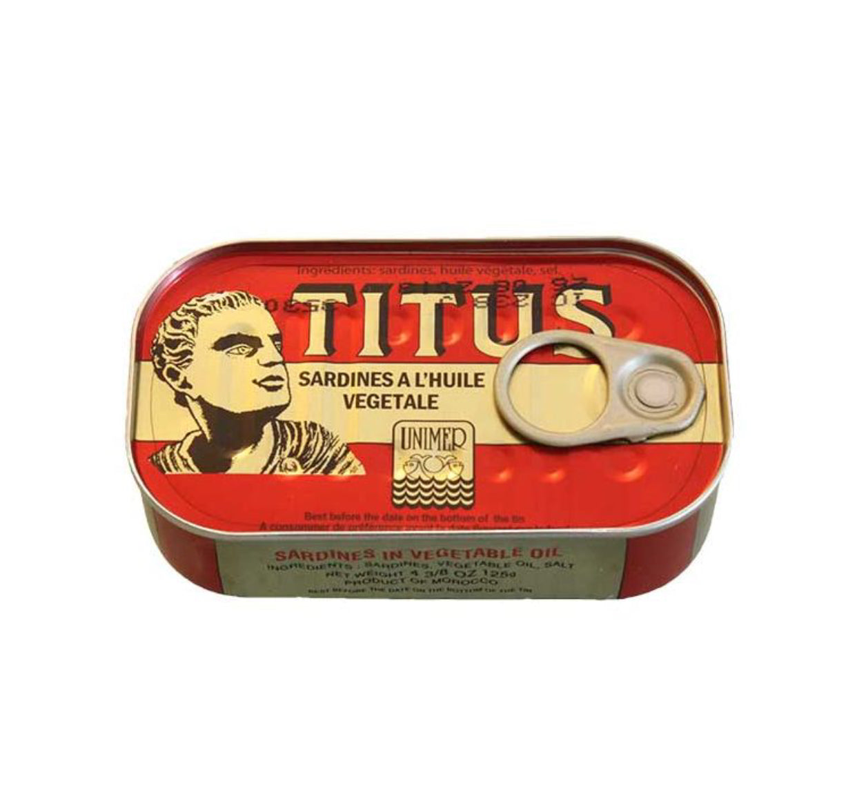 Titus Sardines – 125g Can – Packed in Soybean Oil – Lulu's ...